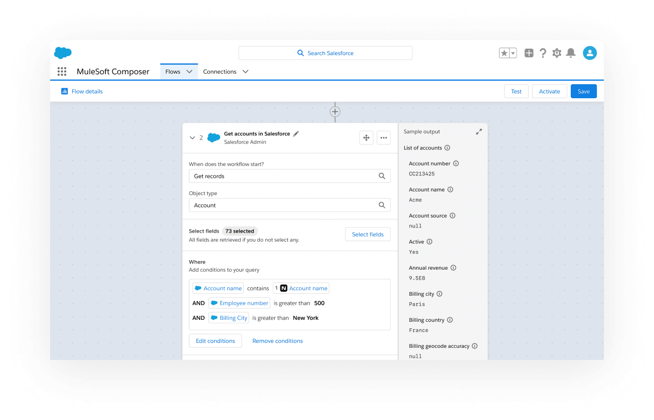 Mulesoft Composer For Salesforce No Code Integration