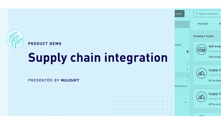 Create an integrated supply chain | MuleSoft