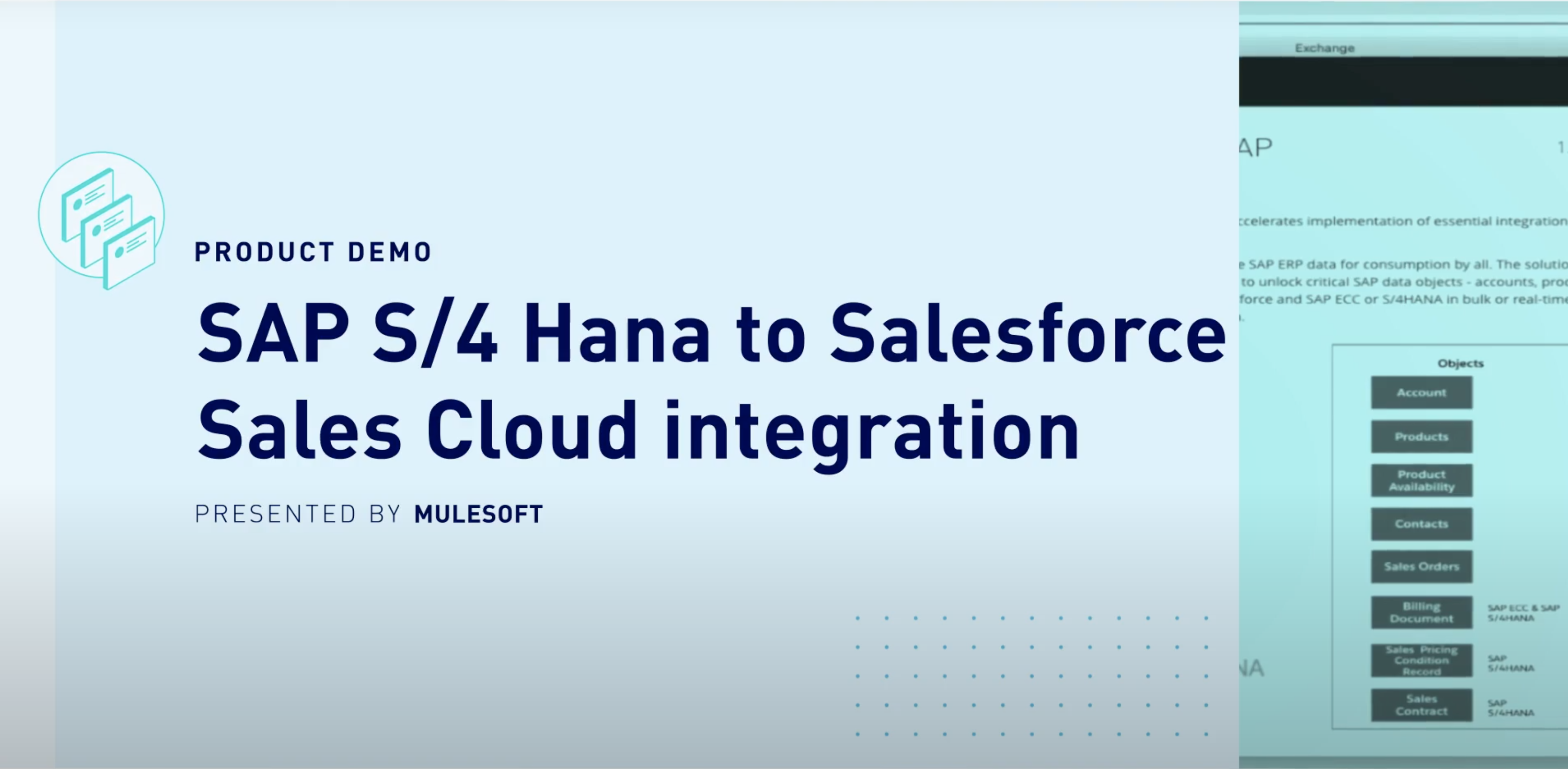 Orchestrate data between SAP and Salesforce Sales Cloud